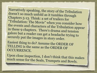 XXVII Sequence for Seals, Trumpets and Bowls | PDF