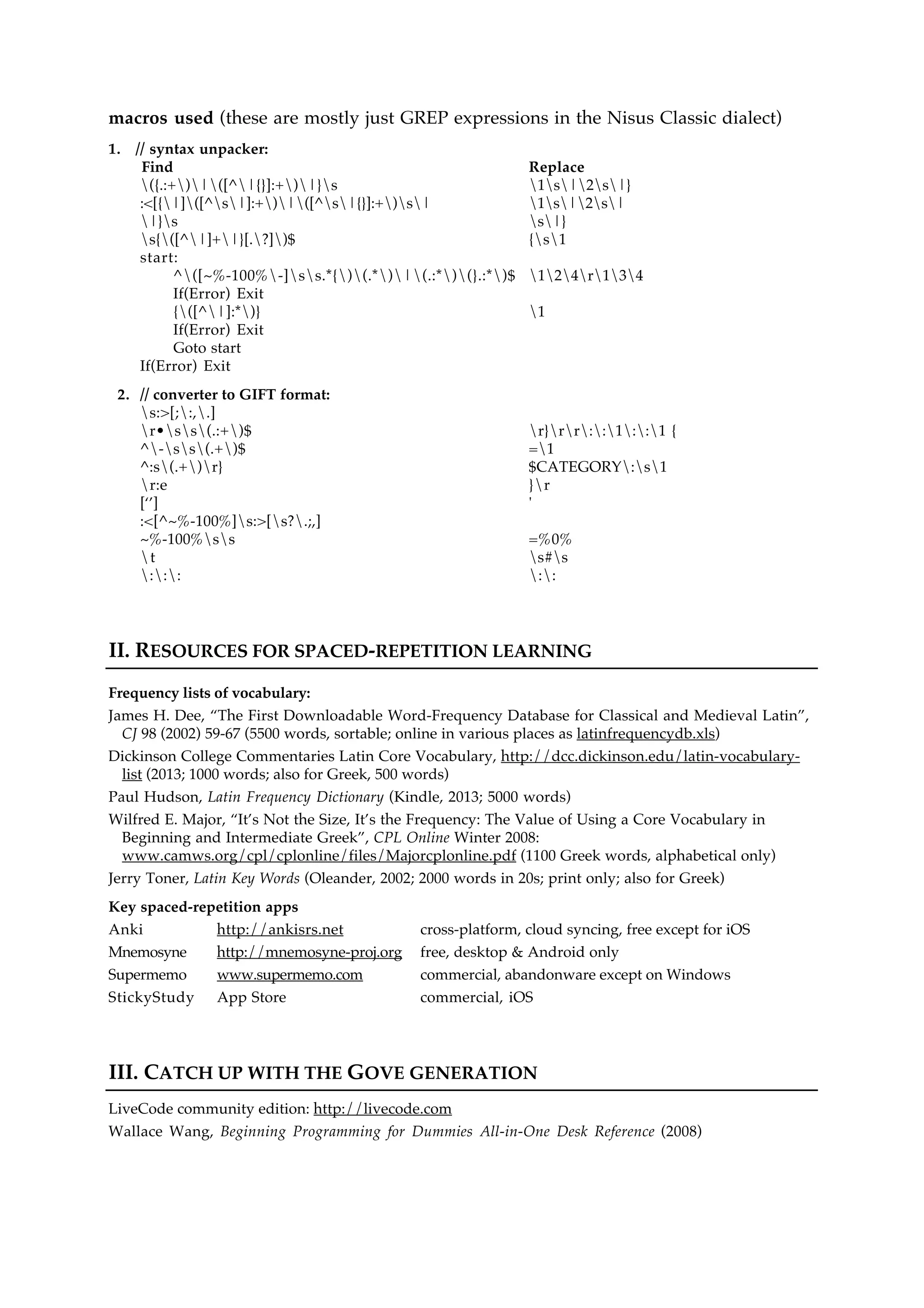 24 7 latin handout | PDF