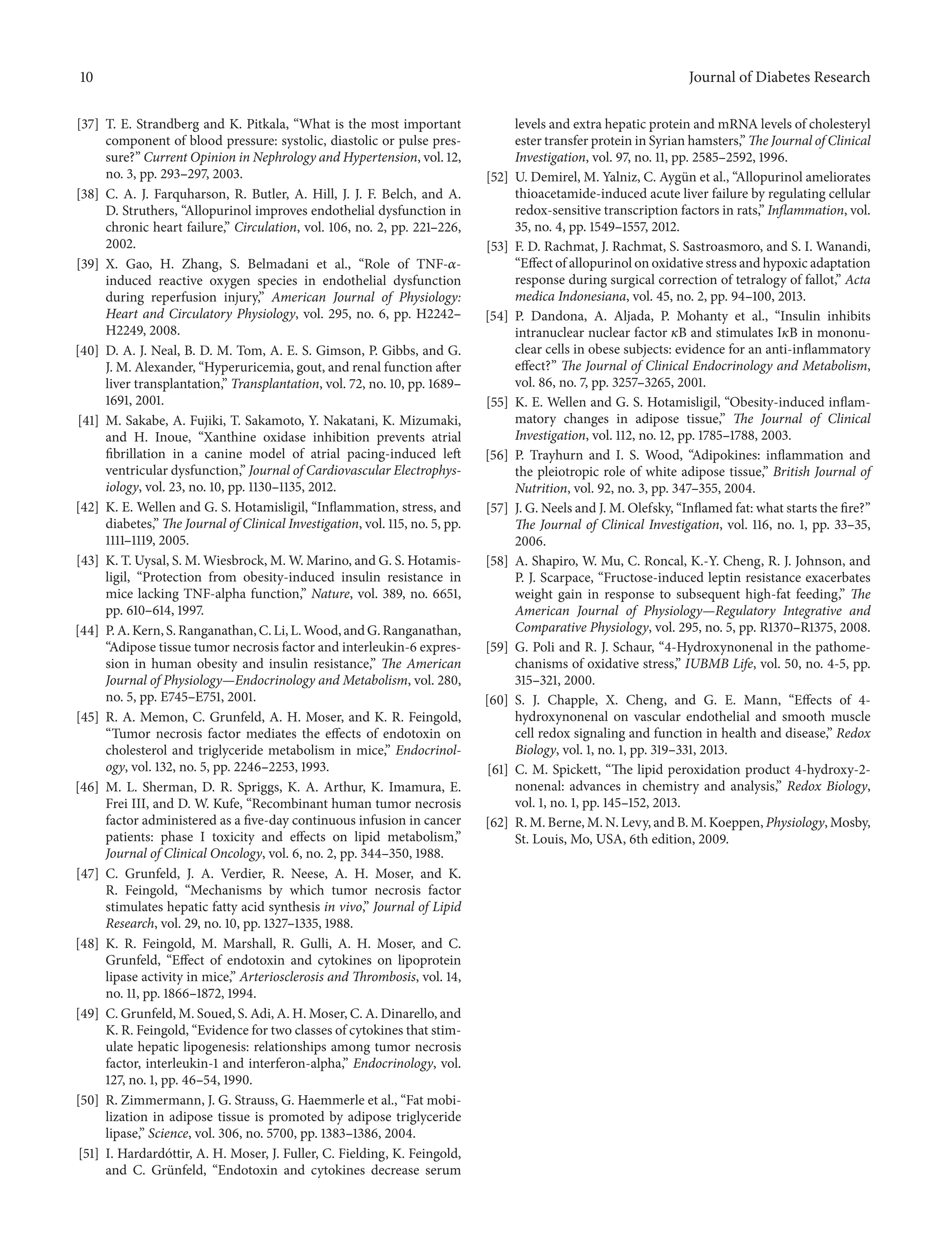 Ameliorative Effect of Allopurinol on Vascular Complications of Insulin ...