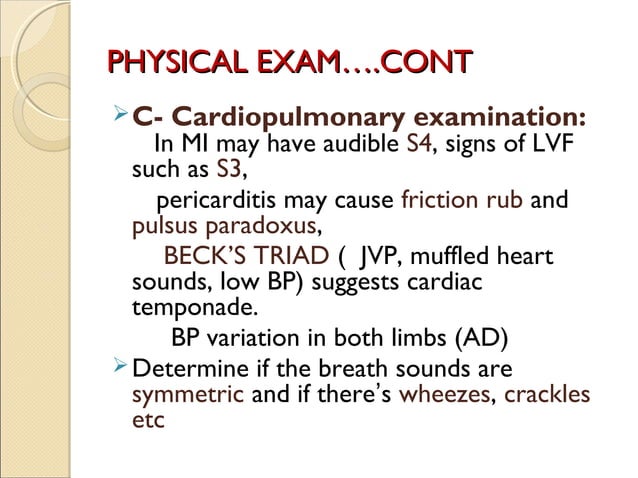 24 approach to chest pain | PPT