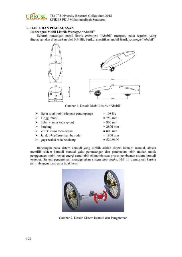 Uji Kemampuan Rancangan Sistem Kemudi, Transmisi, dan Pengereman pada ...