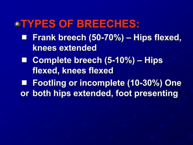 24-breech.ppt breech presentation mechanism | PPT