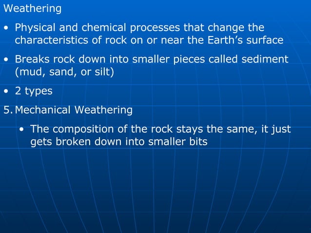 2.4 External Forces Shaping the Earth | PPT | Geology | Science