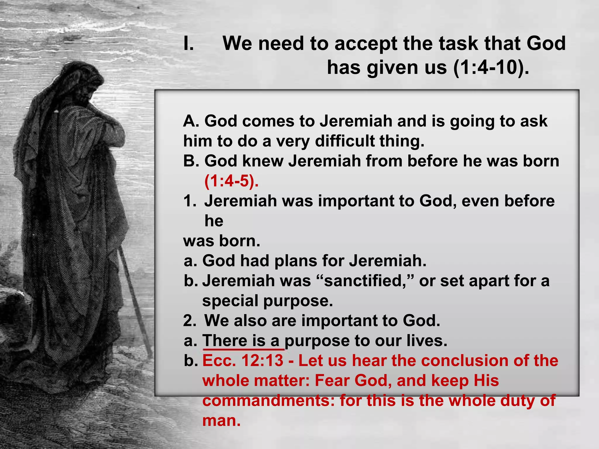 Jeremiah:The Weeping Prophet | PPT