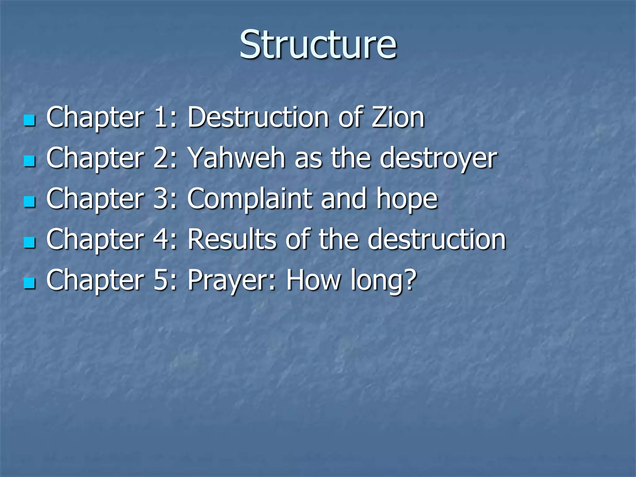 Jeremiah:The Weeping Prophet | PPT