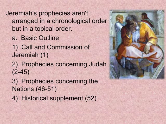 Jeremiah:The Weeping Prophet | PPT | Christianity | Religion & Spirituality