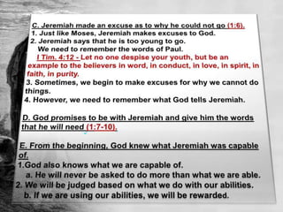Jeremiah:The Weeping Prophet | PPT
