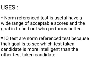 Norm Referenced and Criterion Referenced | PDF
