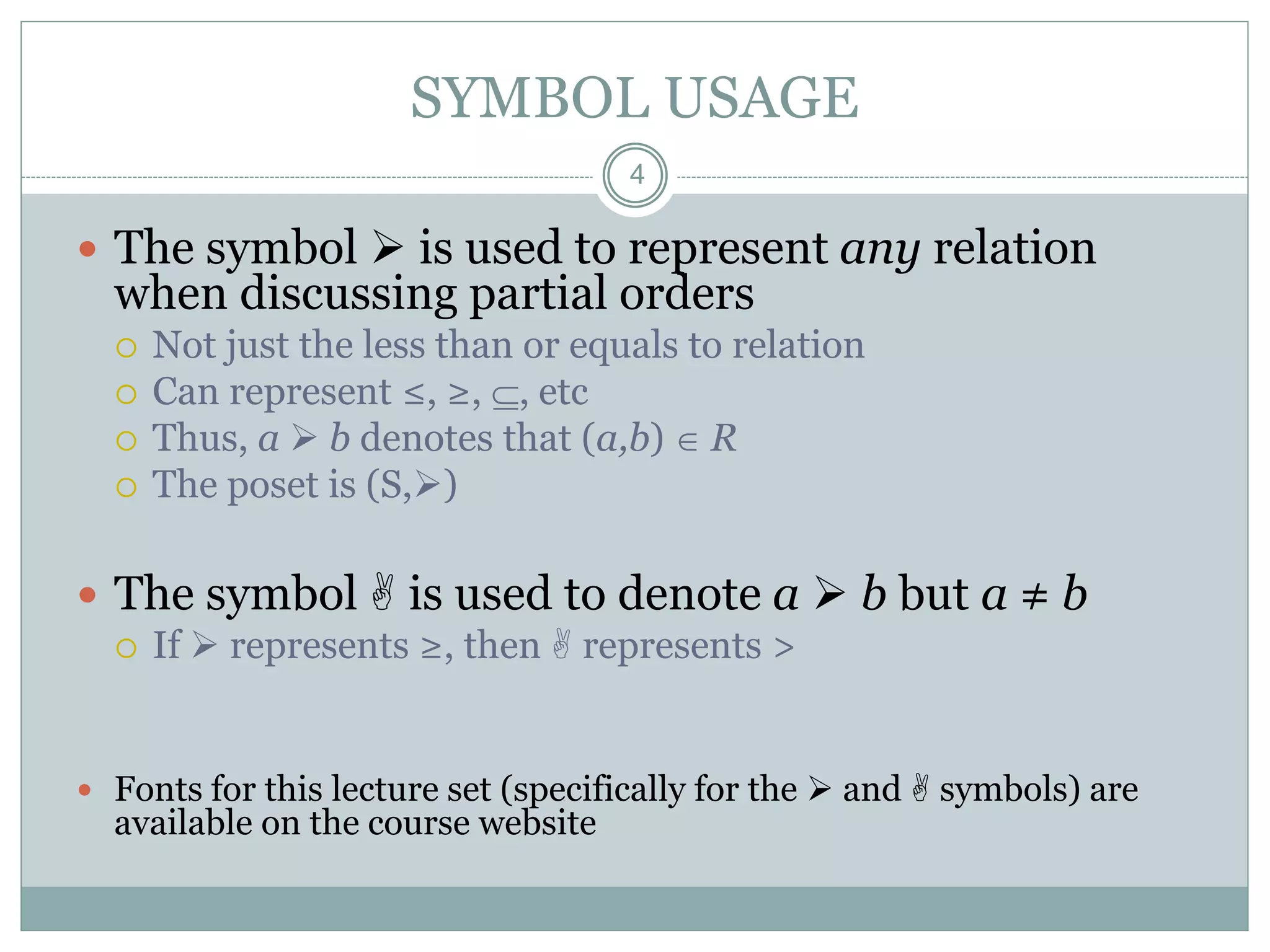 Partial-Orderings in Discrete Mathematics | PPT