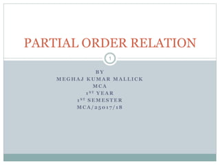 Partial-Orderings in Discrete Mathematics | PPT