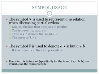 Partial-Orderings in Discrete Mathematics | PPT