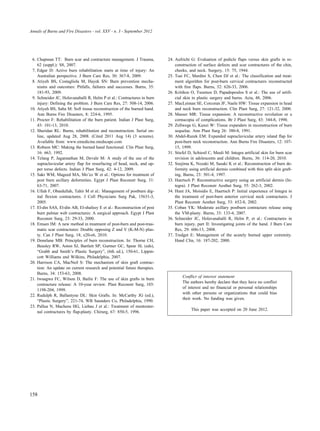 Post burn contractures | PDF