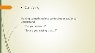 STRATEGIES FOR EFFECTIVE COMMUNICATION | PPTX | Family and Relationships
