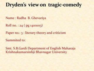 24 radha p-3 | PPTX | Comedy | Genres