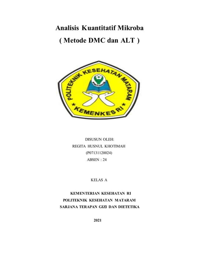 analisis kuantitatif mikroba | DOCX