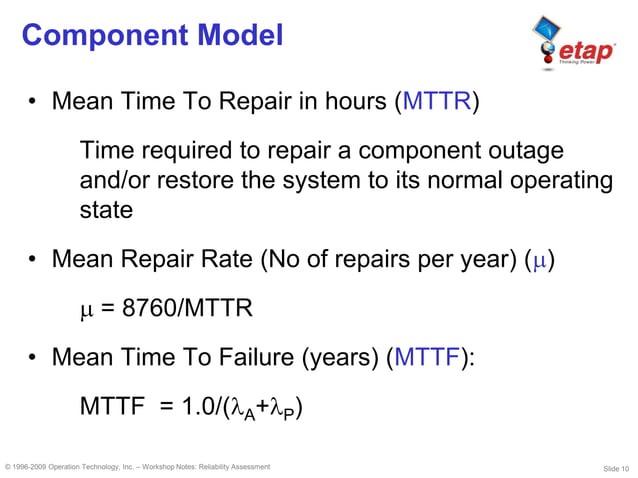 ETAP - reliability assesment | PDF | Civil Engineering Industry ...