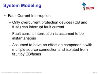 ETAP - reliability assesment | PDF