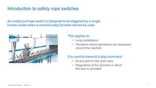 Telemecanique Sensors Briefing - Safety Rope Switches | PDF