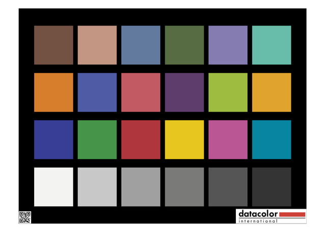 24 standard-color-calibration-chart-2 ready to print | PDF | Cameras ...