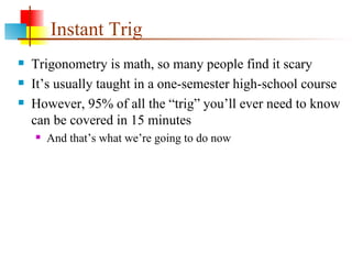 24 trigonometry(1) | PPT