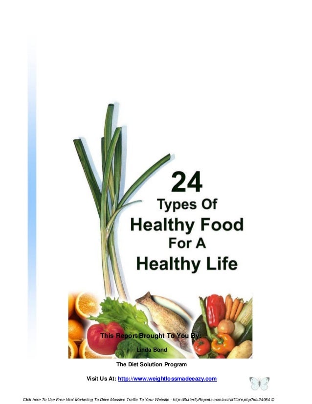 5 Main Types Of Healthy Food Healthfully
