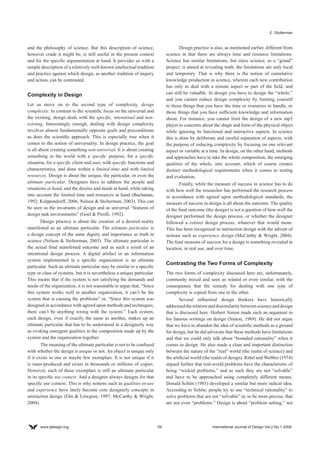 The Nature of Design Practice and Implications for Interaction Design Research by Erik ...