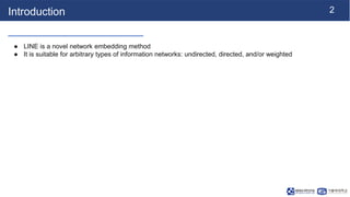 LINE: Large-scale Information Network Embedding.pptx