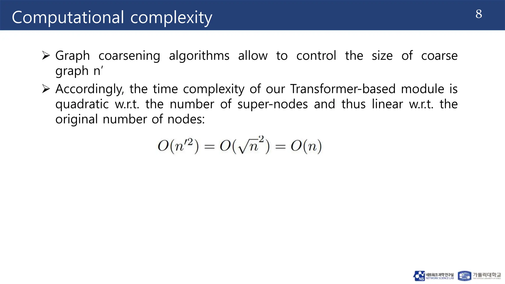COARFORMER: TRANSFORMER FOR LARGE GRAPH VIA GRAPH COARSENING.pptx