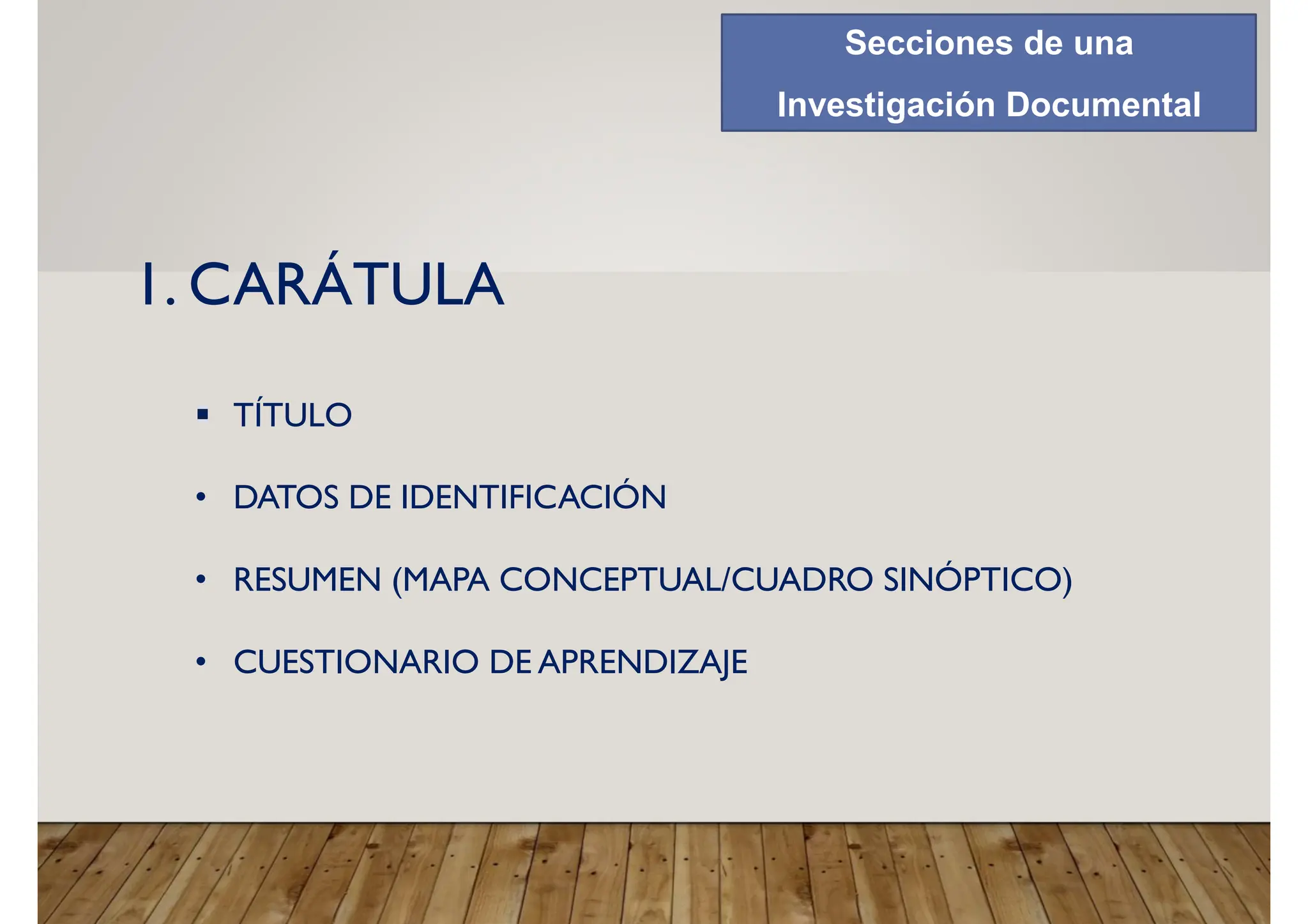 Ciclo 2023-2024 Formato para entrega de una "Investigación Documental" | PPT