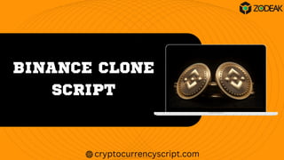 BINANCE CLONE SCRIPT | PPT