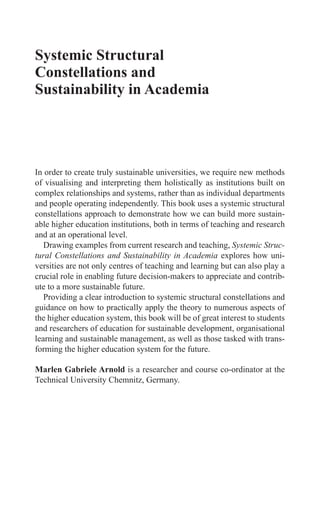 Systemic Structural Constellations And Sustainability In Academia A New ...