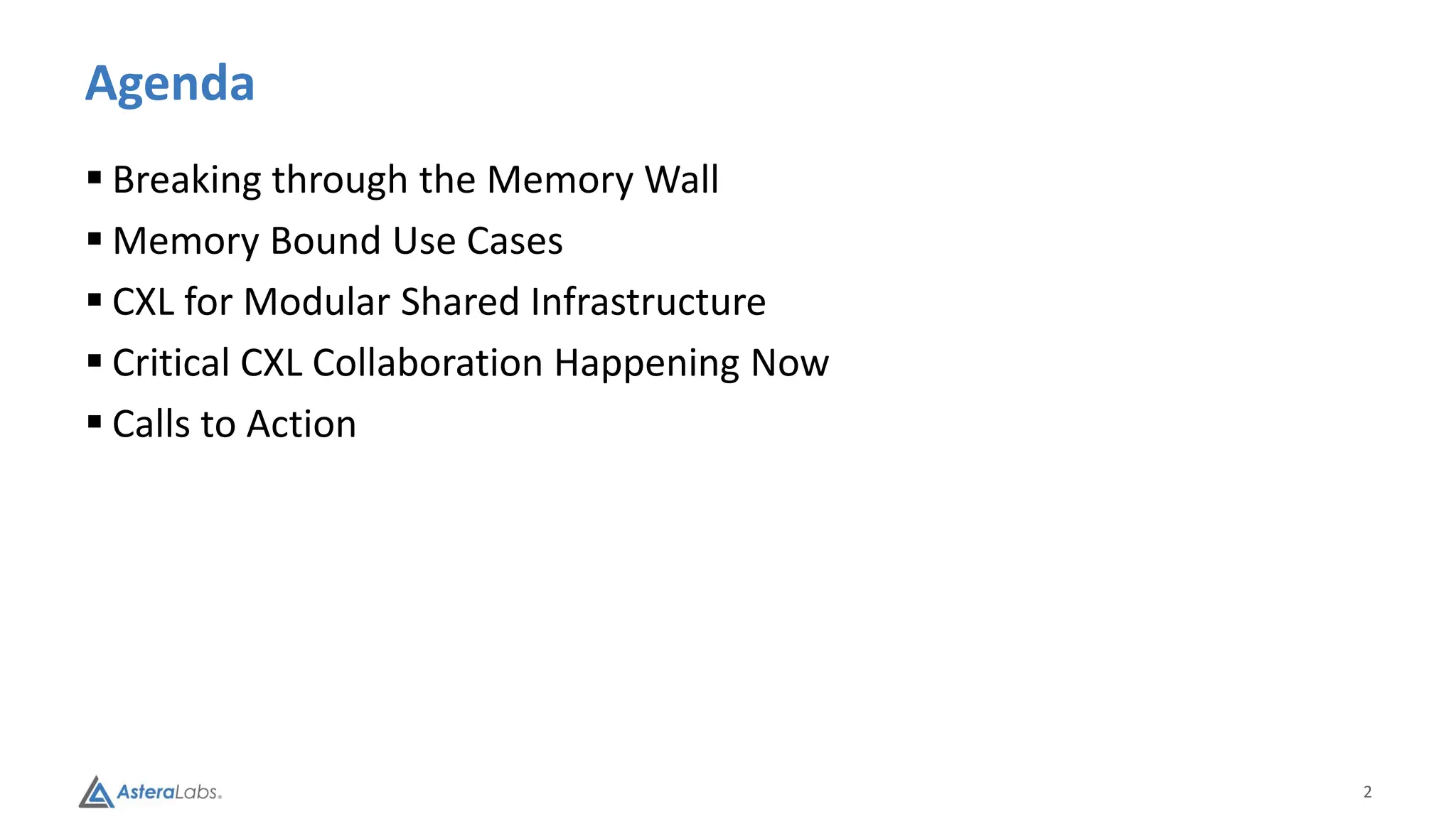 Q1 Memory Fabric Forum: Breaking Through the Memory Wall | PPT