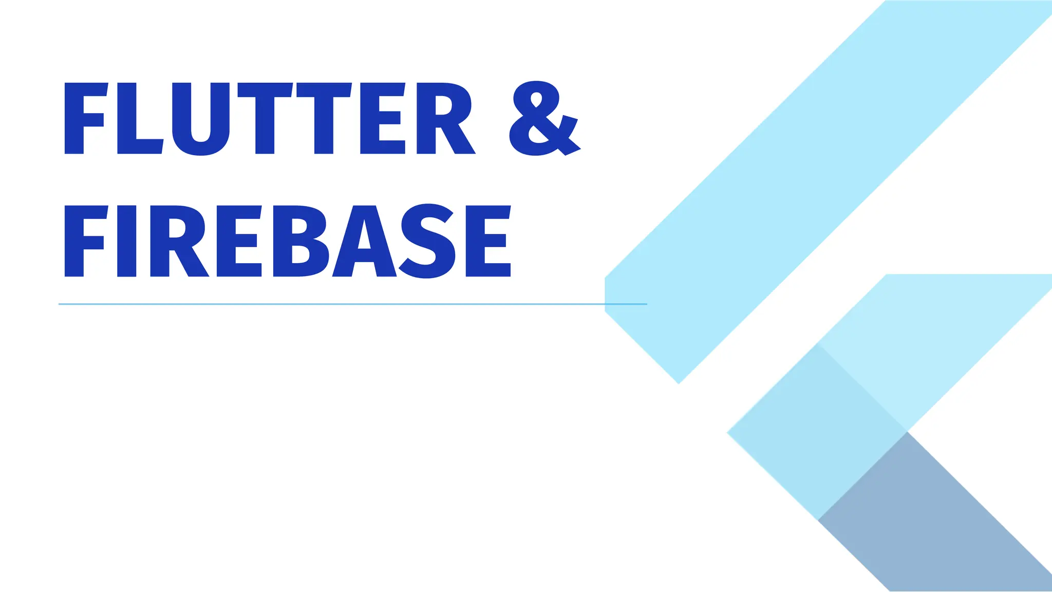 Flutter & Firebase (2) Kitworks Team Study | PPTX