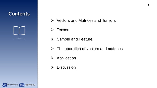 Vector And Matrix Operationsvector And Matrix Operations Ppt