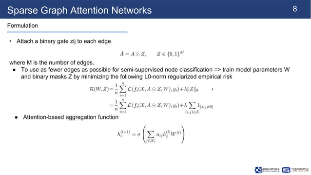 Sparse Graph Attention Networks 2021 Pptx