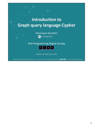 Introduction to Graph query language Cypher | PDF