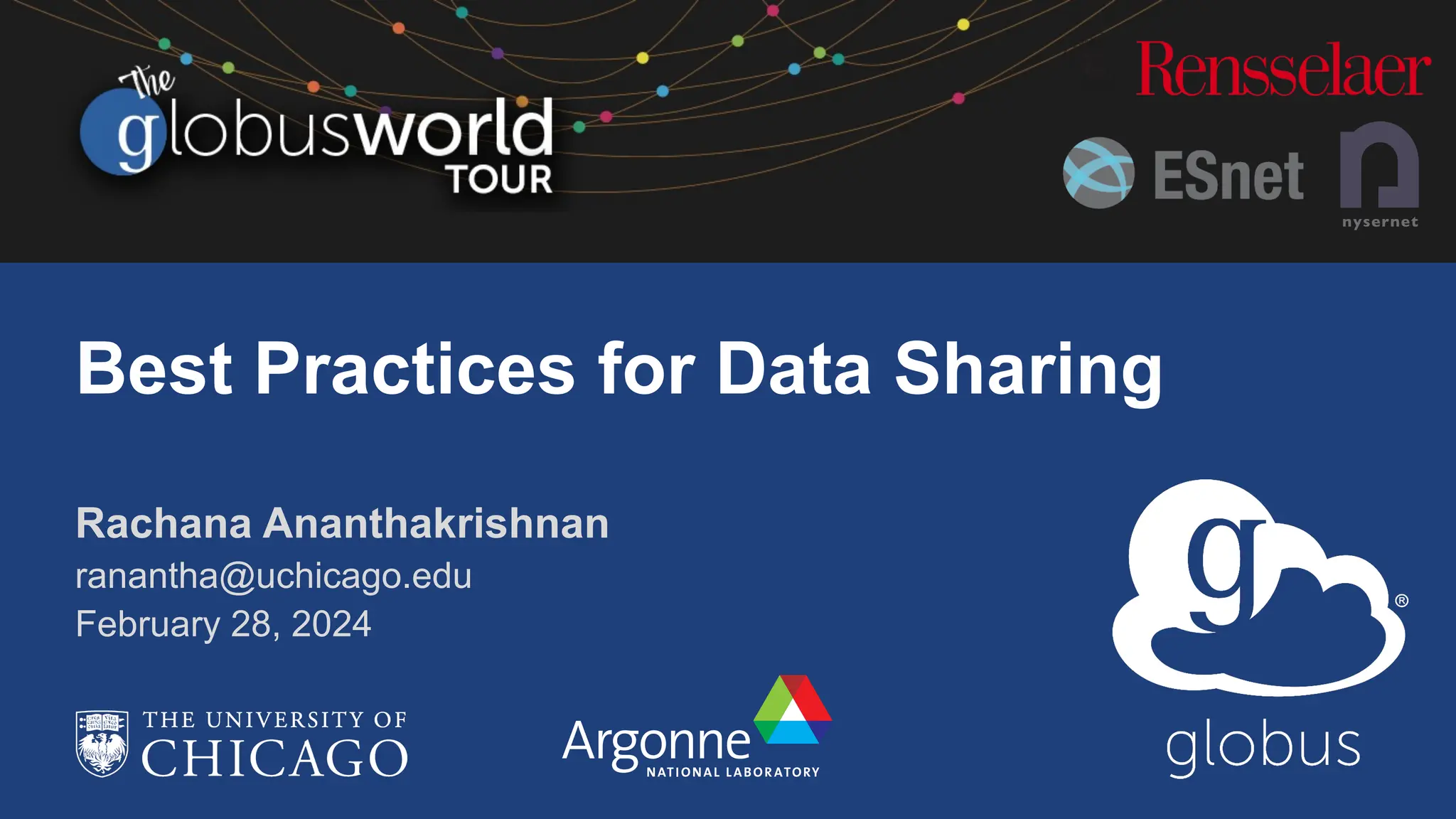 Best Practices for Data Sharing Using Globus | PPT
