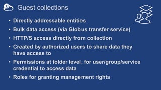 Best Practices for Data Sharing Using Globus | PDF