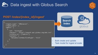 Building Research Applications with Globus PaaS | PPT