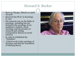 Labeling theory | PPTX