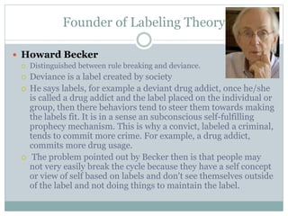 Labeling theory | PPTX