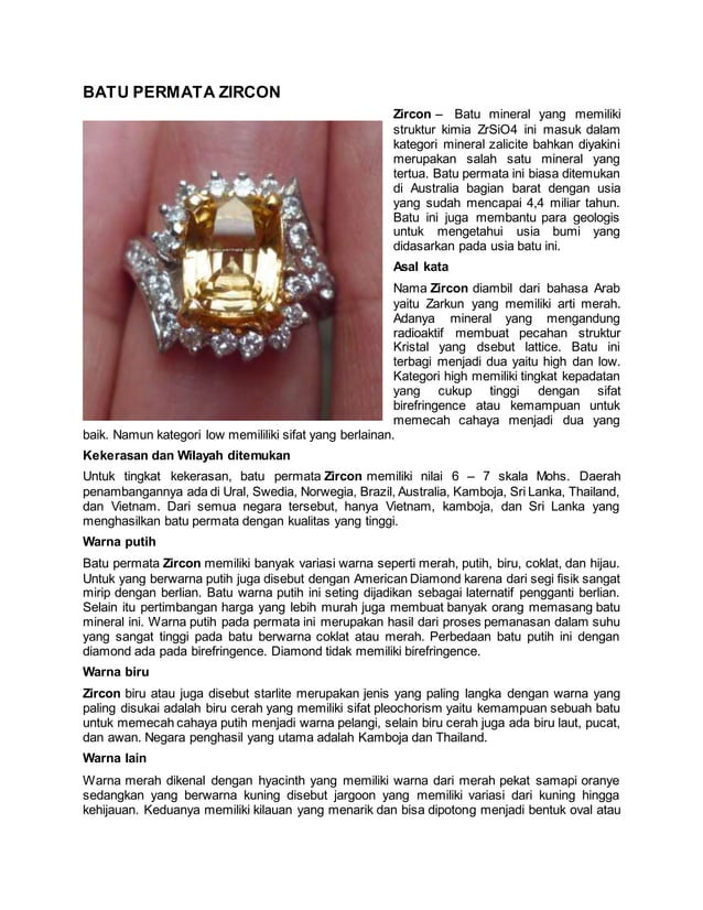 Gemstone Indonesia | PDF