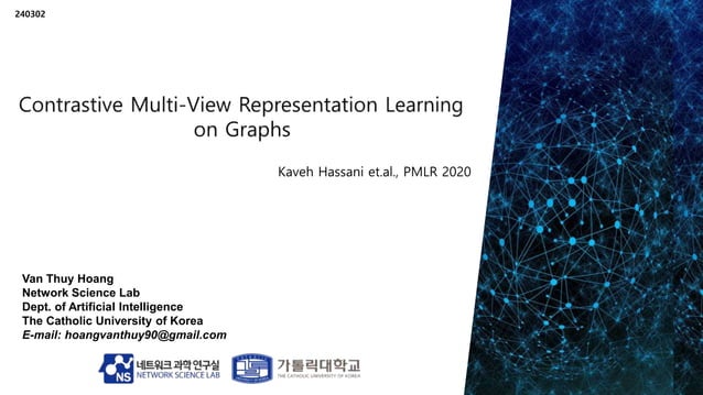 240311_Thuy_Labseminar[Contrastive Multi-View Representation Learning ...