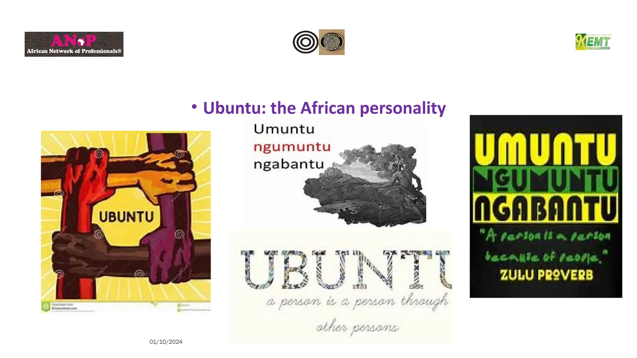 African Ubuntu Leadership Style - ANoP Webinar | PPSX