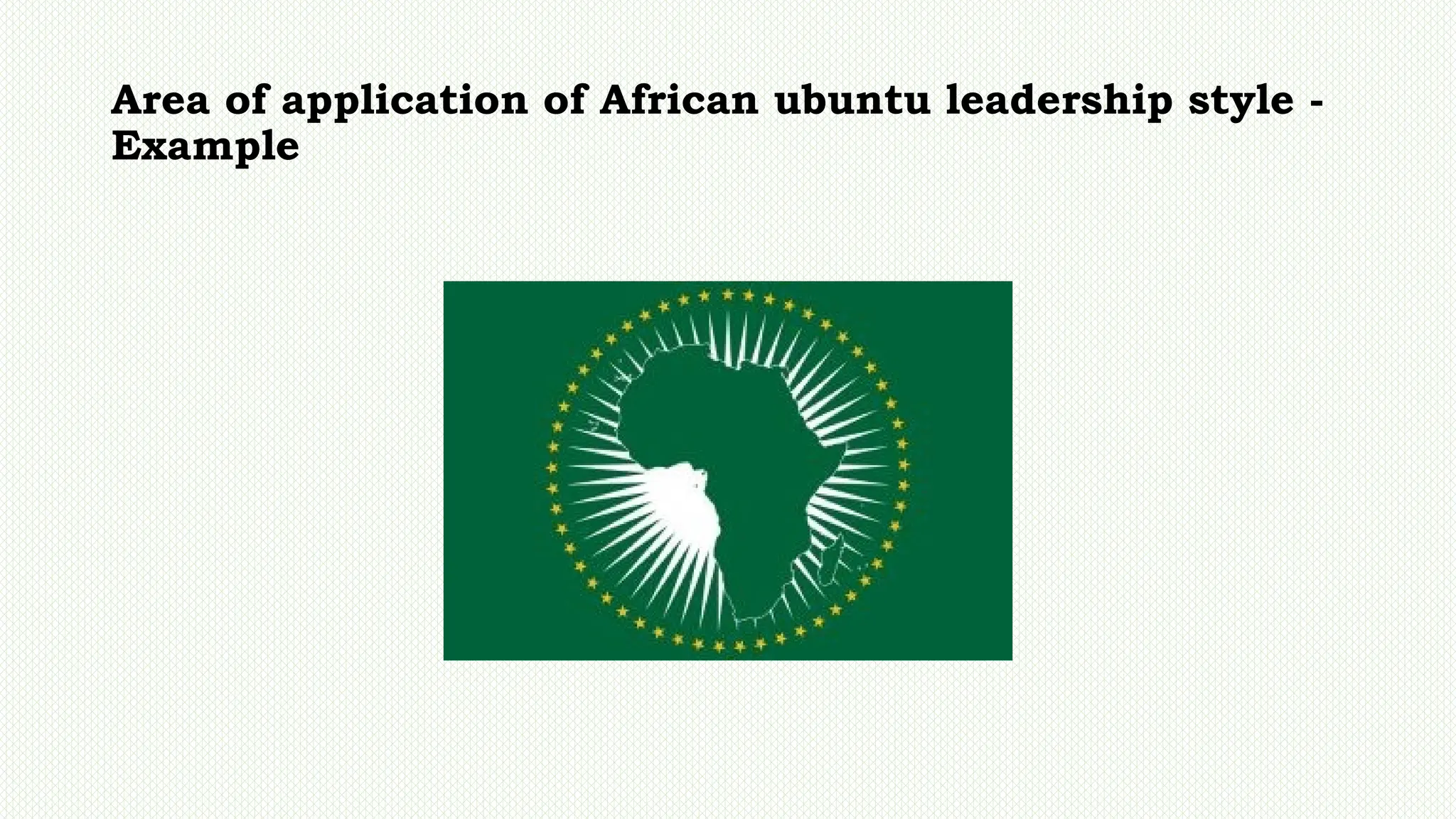 African Ubuntu Leadership Style - ANoP Webinar | PPSX