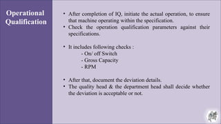 Qualification of Dry Powder Mixer in Pharmaceutical Validation | PPTX