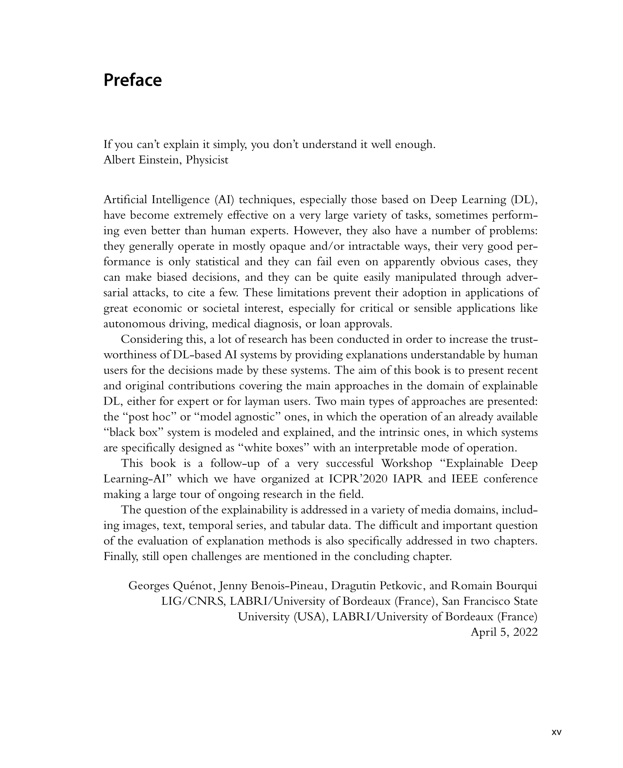 Explainable Deep Learning Ai Jenny Benoispineau Romain Bourqui | PDF