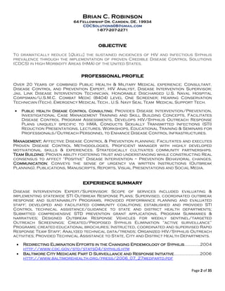 Brian C. Robinson Profressional Portfolio (2) | PDF