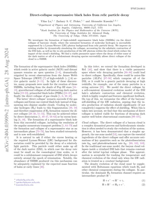 Direct-collapse supermassive black holes from relic particle decay | PDF