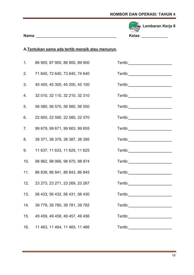 MODUL PENGAJARAN DAN PEMBELAJARAN MATEMATIK TAHUN 4 | PDF
